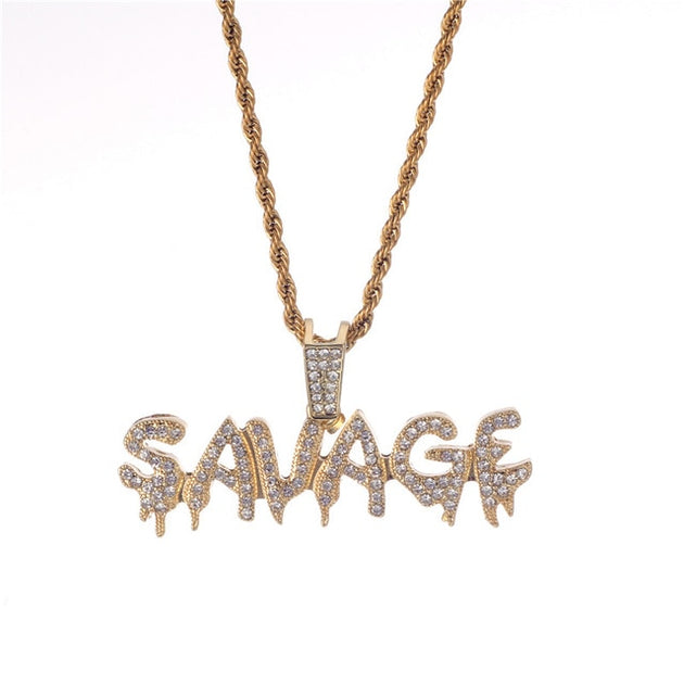 SAVAGE CHAIN & PENDANT SET – Kegura